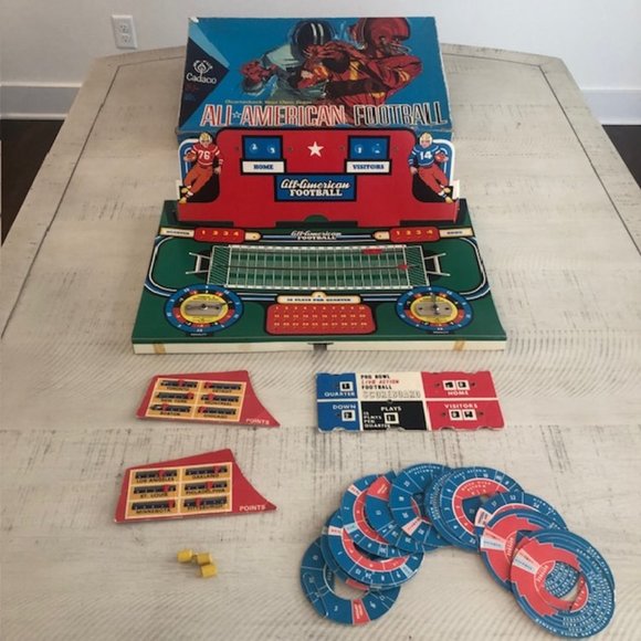 Cadaco | Games | Rare Vintage 965 Cadaco All American Football Game ...